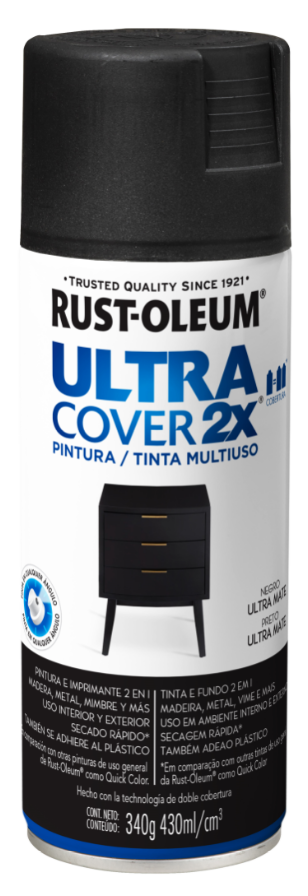 Ultra Cover 2X Pintura Multiuso en Aerosol Acabado Ultra Mate | Rust ...